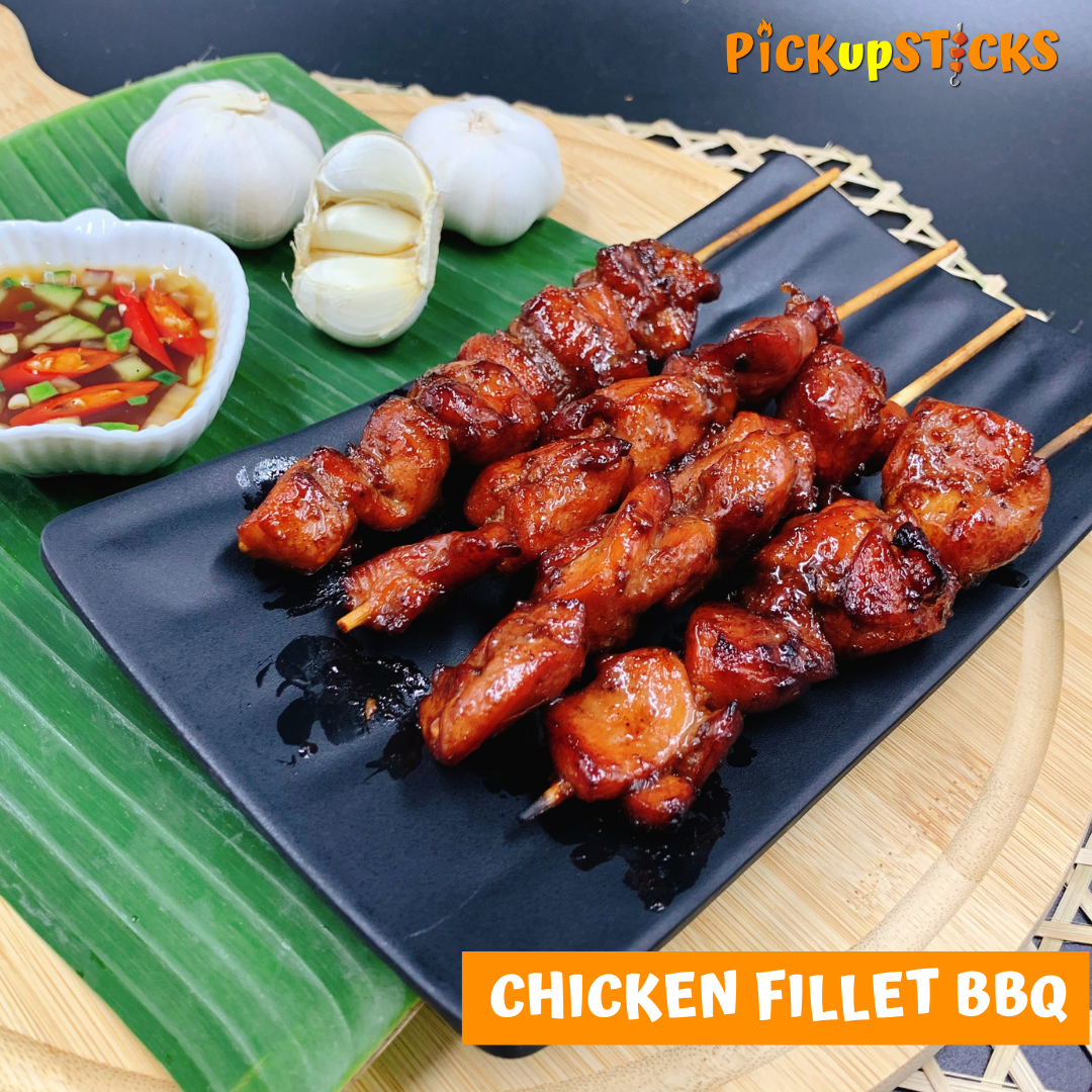 Chicken Fillet BBQ (per stick) – PICKupSTICKS Online Store